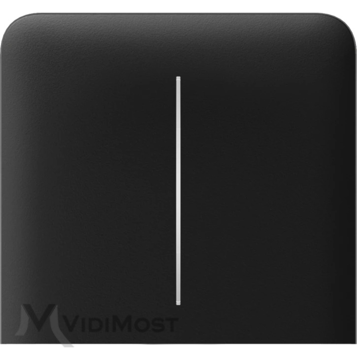 Бічна кнопка Ajax SideButton (2-gang) вертикальна чорна купити в Києві, Україні на VidiMost