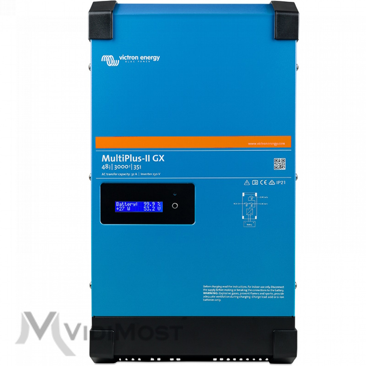 Гібридний інвертор Victron Energy MultiPlus-II GX 48/5000/70-50 купити в Києві, Україні на VidiMost